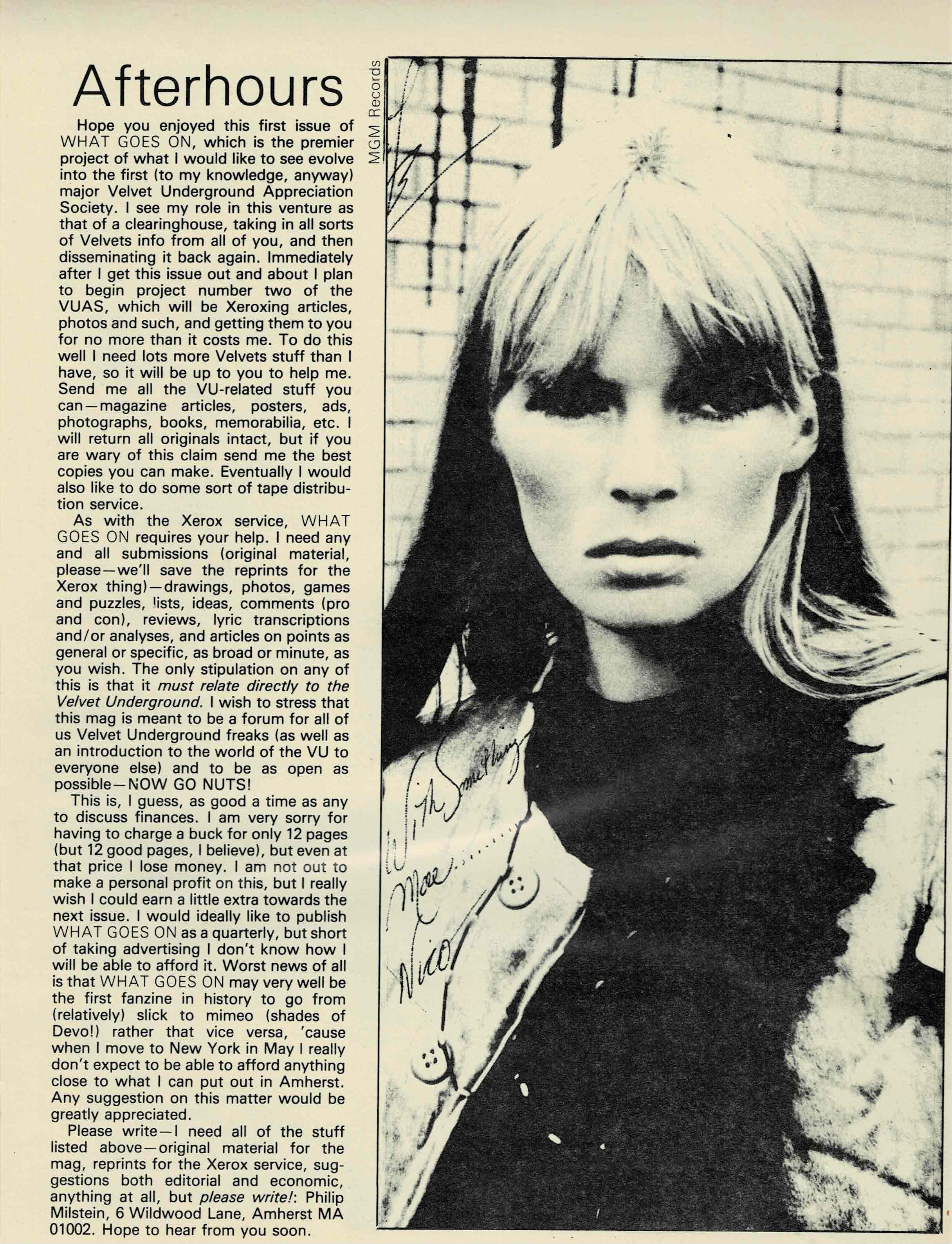 What Goes On #1 – Fanzine Hemorrhage