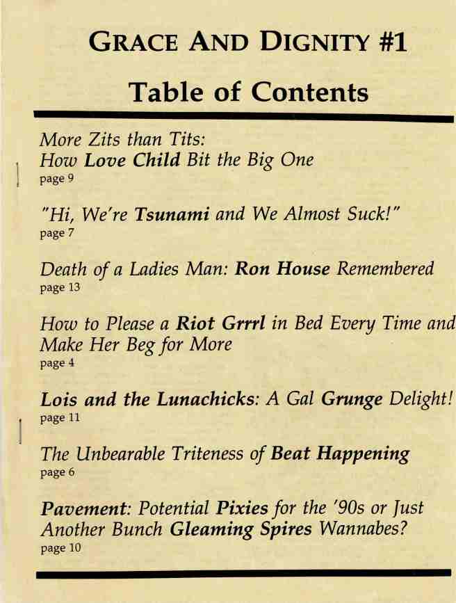 Grace and Dignity #1 – Fanzine Hemorrhage
